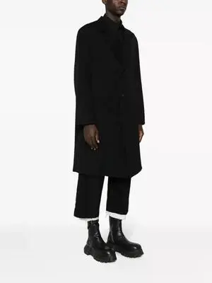 Yohji Yamamoto Single-breasted Wool Coat