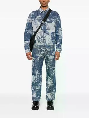 Versace Magazine Straight Jeans