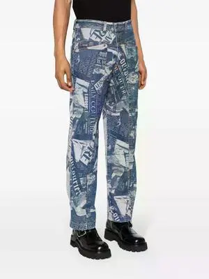 Versace Magazine Straight Jeans