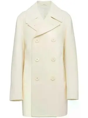 Prada Double-breasted Wool Pea Coat