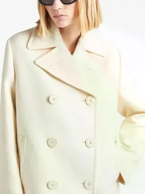 Prada Double-breasted Wool Pea Coat