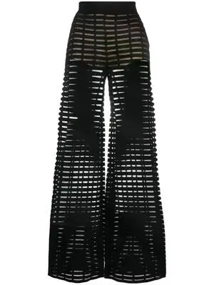 GENNY High-waisted Sheer Trousers