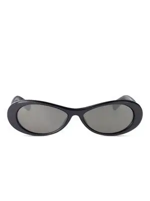 Jacquemus Oval-frame Sunglasses - Black