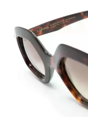 LAPIMA Cecilia Tortoiseshell Sunglasses - Brown