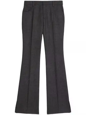 AMI Paris Mid-rise Flared Trousers