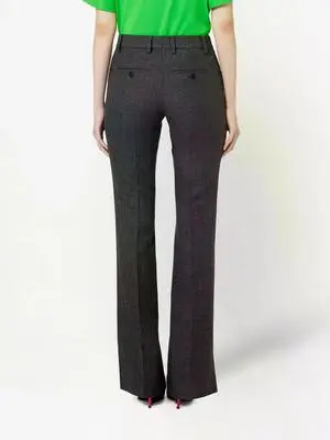 AMI Paris Mid-rise Flared Trousers