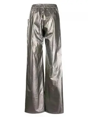 ISAAC SELLAM EXPERIENCE Metallic Finish Wide Leg Trousers