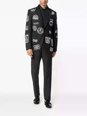 Philipp Plein Patches Blazer