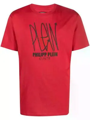 Philipp Plein Skull Short-sleeved T-shirt - Red