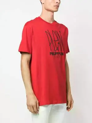 Philipp Plein Skull Short-sleeved T-shirt - Red
