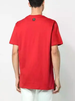 Philipp Plein Skull Short-sleeved T-shirt - Red