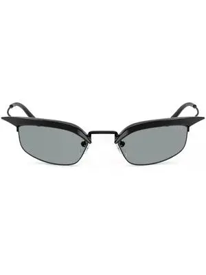 Prada Geometric-frame Sunglasses - Black