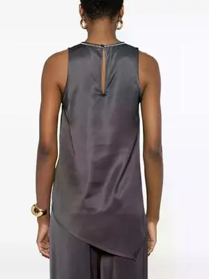 Peserico Beaded Trim-detail Top
