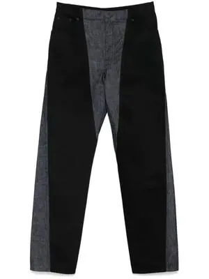 MUGLER Bi-color Straight-leg Jeans