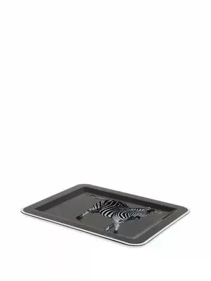 Dolce & Gabbana Medium Zebra-print Wood Tray