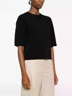 YVES SALOMON Cropped T-shirt