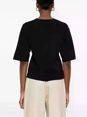 YVES SALOMON Cropped T-shirt