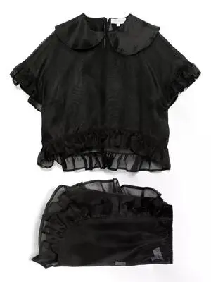 IOANA CIOLACU Dahlia Shorts Set - Black