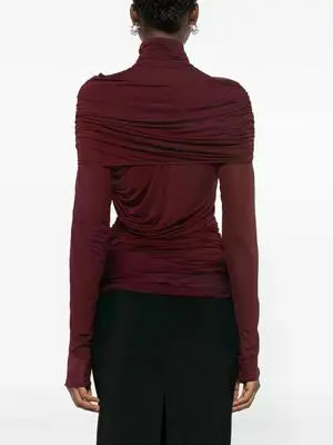 MUGLER Ruched Top