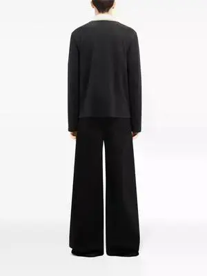 COURREGES Wide-leg Cotton-blend Trousers