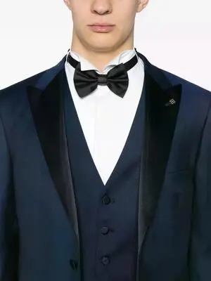 Tagliatore Brooch-detail Suit - Blue