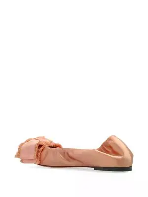 LANVIN Ballerina Flats With Bow Detailing