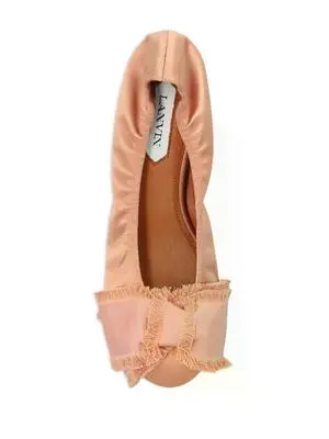 LANVIN Ballerina Flats With Bow Detailing