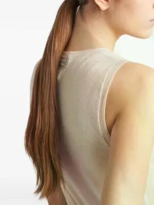 Prada Buttoned Cashmere Tank Top
