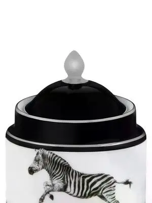 Dolce & Gabbana Zebra-print Porcelain Sugar Bowl