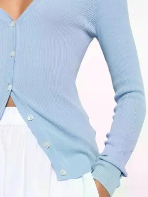 P.a.r.o.s.h Ribbed-knit Cardigan
