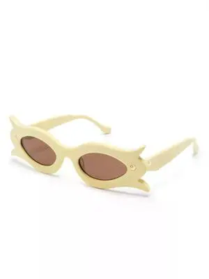 Nanushka Tully Floral-frame Sunglasses