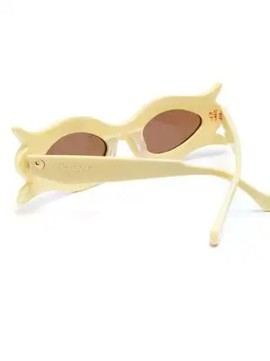 Nanushka Tully Floral-frame Sunglasses