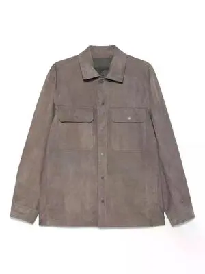 SALVATORE SANTORO Suede Shirt Jacket