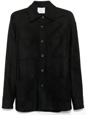 LE SULLY STUDIO Pinstriped Overshirt