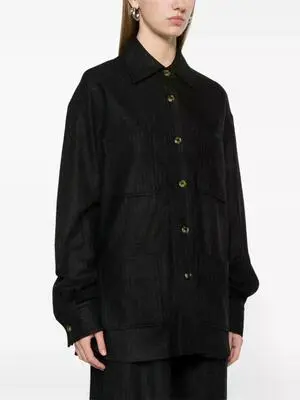 LE SULLY STUDIO Pinstriped Overshirt