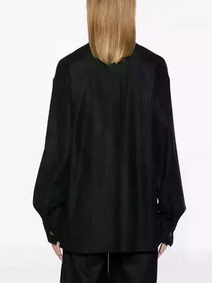 LE SULLY STUDIO Pinstriped Overshirt