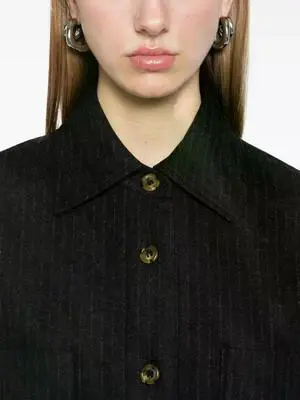LE SULLY STUDIO Pinstriped Overshirt