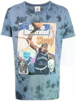Alchemist Graphic Print Tie-dye T-shirt - Blue