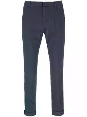 DONDUP Concealed-fastening Tapered Trousers - Blue