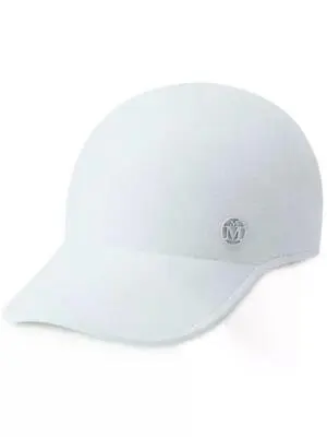 MAISON MICHEL Tiger Appliqué Logo Baseball Cap