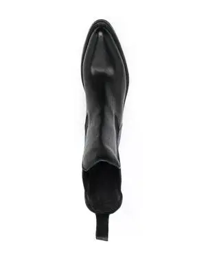 Moma Pointed-toe Ankle Leather Boots
