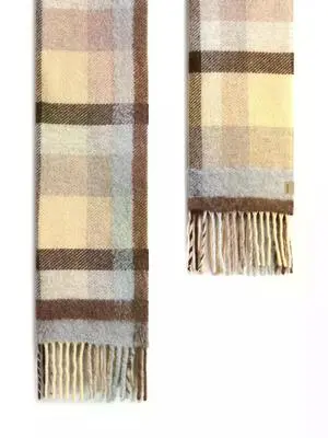 Woolrich Check-pattern Scarf - Neutrals