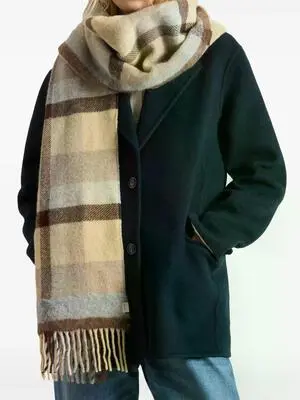 Woolrich Check-pattern Scarf - Neutrals