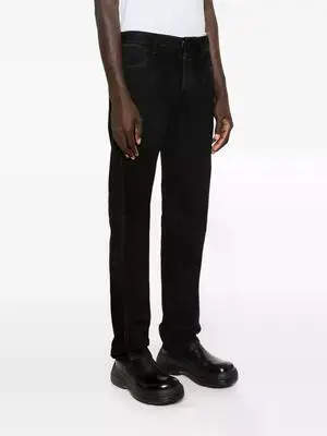 Alexander McQueen Logo-patch Straight Leg Jeans