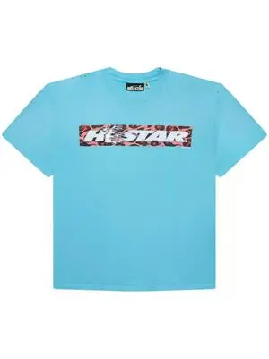 HELLSTAR Box Logo T-shirt - Blue