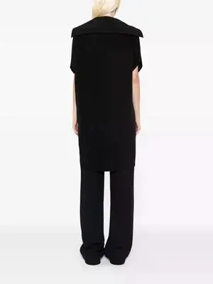 Yohji Yamamoto V-neck Sleeveless Dress