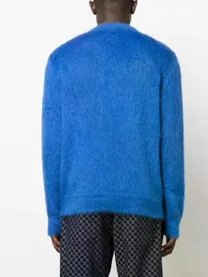 Balmain Logo-print Brushed-finish Jumper