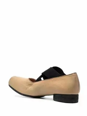 UMA WANG Square-toe Ballerina Shoes - Neutrals