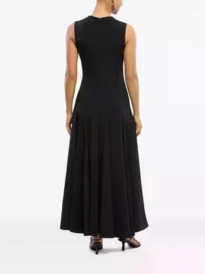 Another Tomorrow Paneled Flared Dress