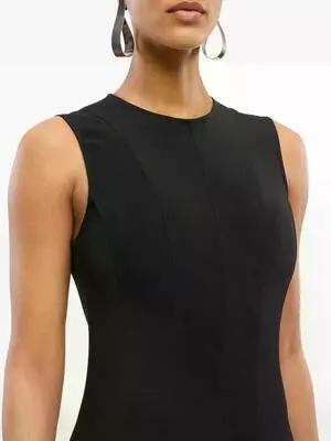Another Tomorrow Paneled Flared Dress